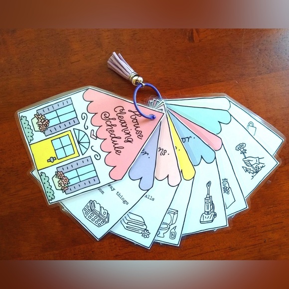 Tiny Tot Rewards Chart | Office | House Cleaning Schedule Laminated ...
